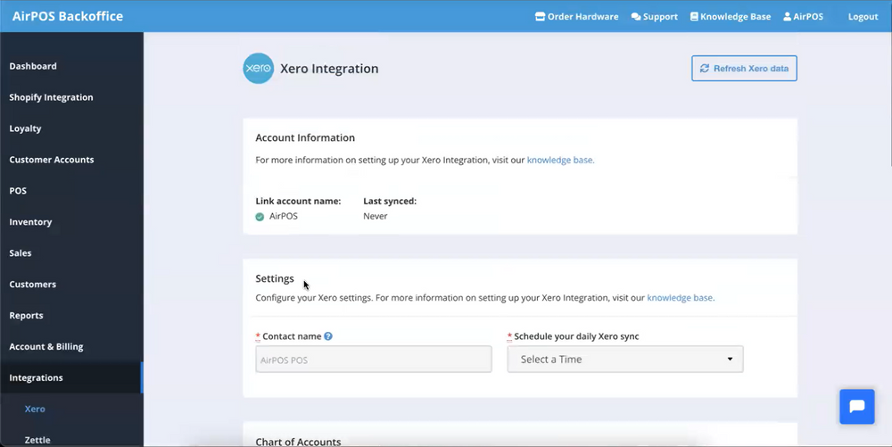 How to setup your Xero Integration