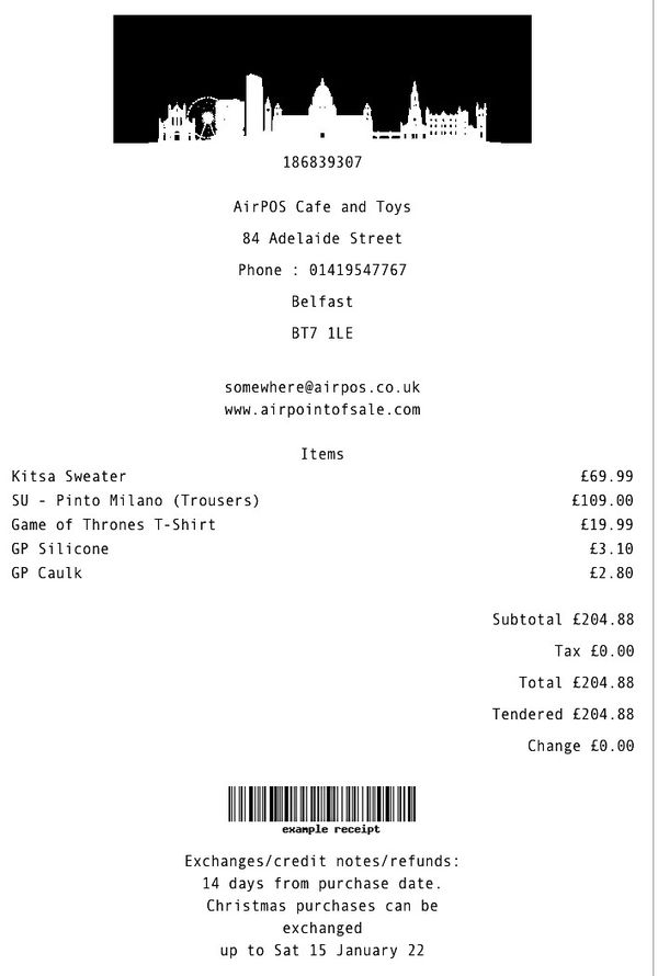 Getting Started - How to Design Your Receipts through the Backoffice